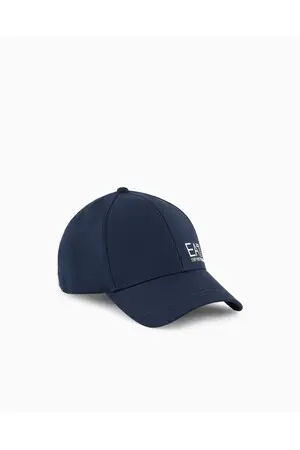EA7 Train Core Cotton Baseball Cap - Navy