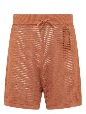 Nanushka Open-knit Shorts