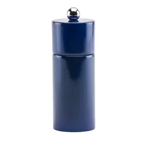 ADDISON ROSS Mini Column Lacquered Salt Or Pepper Mill Grinder Navy