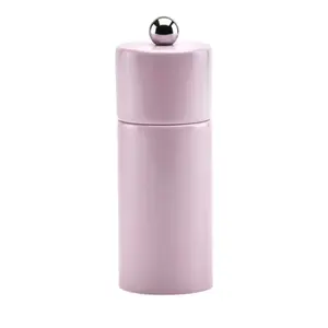 ADDISON ROSS Mini Column Lacquered Salt Or Pepper Mill Grinder Pink