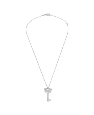 Balenciaga Amour Key Necklace - Silver