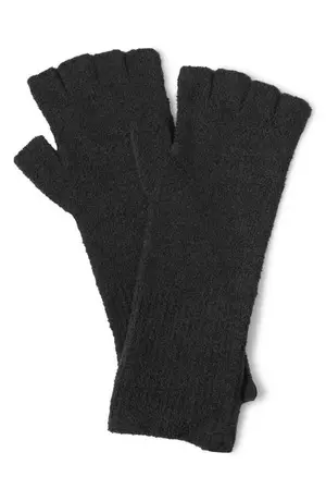 Barefoot Dreams Barefoot Dreams CozyChic Lite Fingerless Gloves Black