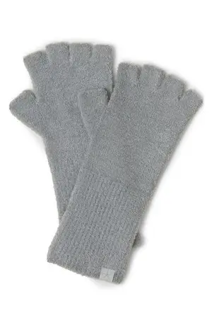 Barefoot Dreams Cozychic Lite Fingerless Gloves - Moonbeam