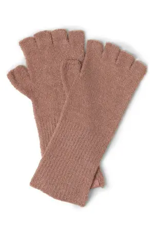 Barefoot Dreams Barefoot Dreams CozyChic Lite Fingerless Gloves Terra