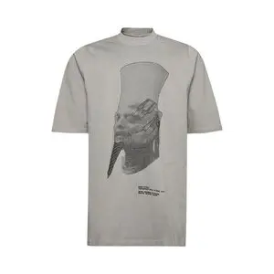 Rick Owens Ron Jumbo Tee 'pearl/black