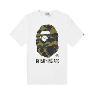 A BATHING APE 1st Camo Bathing Ape Tee /green - White