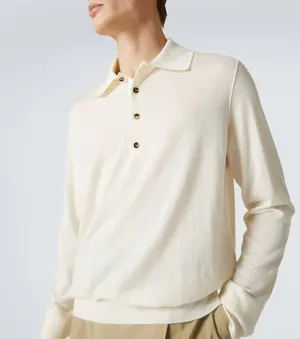 Bottega Veneta Cashmere Polo Sweater