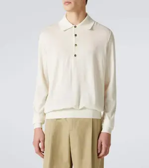 Bottega Veneta Cashmere Polo Sweater