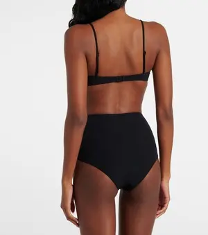 Faithfull The Brand Reyes High-rise Bikini Bottom - Black