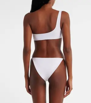 Jade Swim Eliza One-shoulder Bikini Top - White