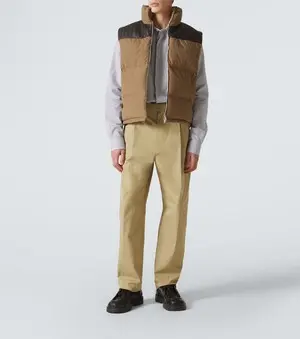 Bottega Veneta Cotton Poplin Down Vest