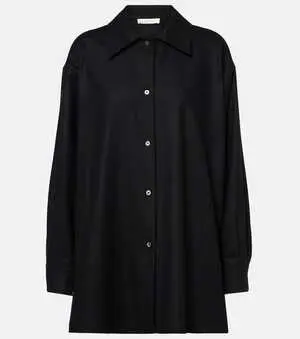 THE ROW Komako Wool And Cashmere Shirt