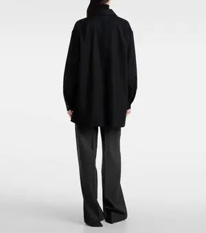 THE ROW Komako Wool And Cashmere Shirt
