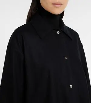THE ROW Komako Wool And Cashmere Shirt