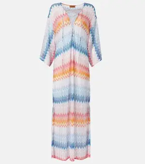 Missoni Ombré Knitted Beach Cover-up - Multicoloured