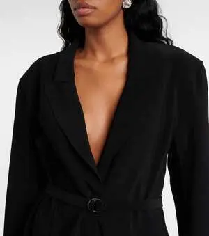 Norma Kamali Belted Romper