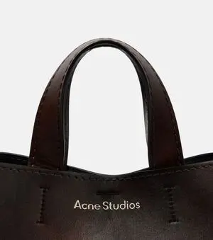 Acne Studios Musubi Midi Leather Tote Bag - Brown