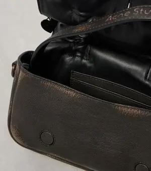 Acne Studios Micro Bow-detail Leather Shoulder Bag
