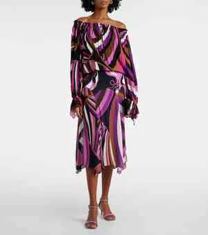 GIANVITO ROSSI Rhys 55 Patent Leather Sandals - Purple