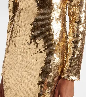 Dolce & Gabbana Sequined Midi Dress