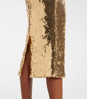 Dolce & Gabbana Sequined Midi Dress