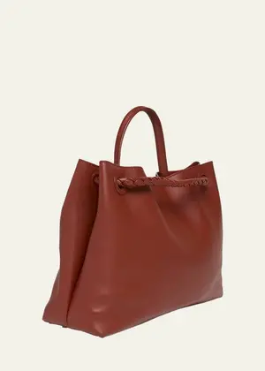 Bottega Veneta Medium Andiamo Leather Shoulder Bag - Rosewood