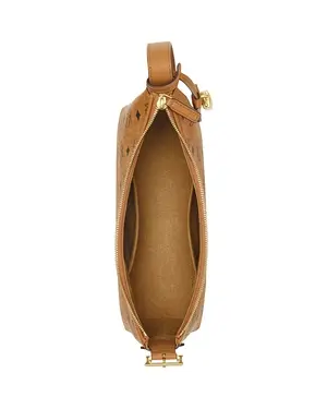 Mcm Aren Vi Small Hobo Bag - Cognac