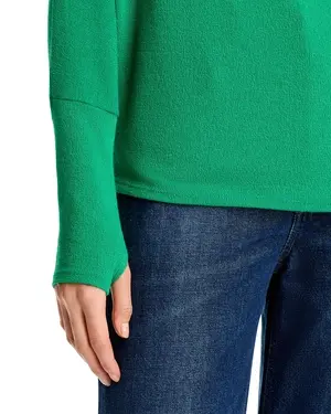 SIX FIFTY Boatneck Long Sleeve Top - Green