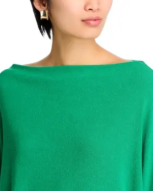 SIX FIFTY Boatneck Long Sleeve Top - Green