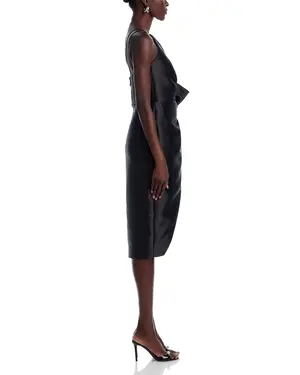 Amsale Asymmetric Sheath Dress