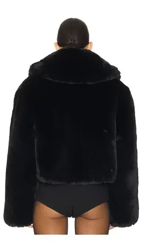 Nbd Brooklyn Faux Fur Jacket - Black