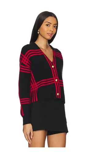 Tularosa Bellair Cardi - Red & Black