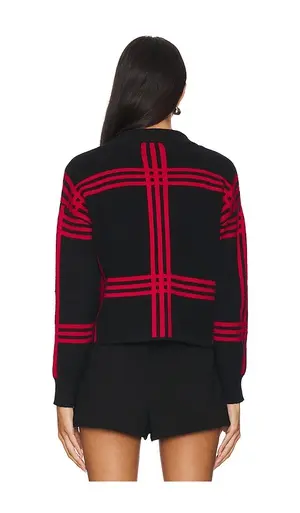 Tularosa Bellair Cardi - Red & Black
