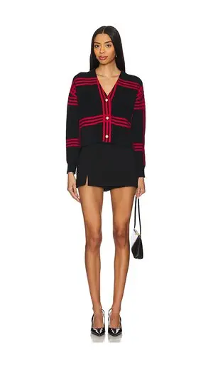 Tularosa Bellair Cardi - Red & Black