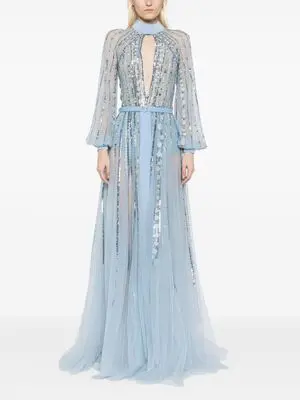 SAIID KOBEISY Embroidered Dress