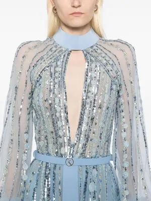 SAIID KOBEISY Embroidered Dress