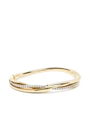 Nikos Koulis 18kt Yellow Diamond Bangle - Gold