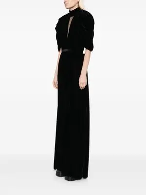 SAIID KOBEISY Velvet Jumpsuit