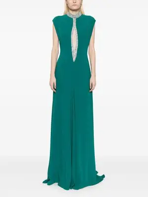 SAIID KOBEISY Crystal-embellished Gown