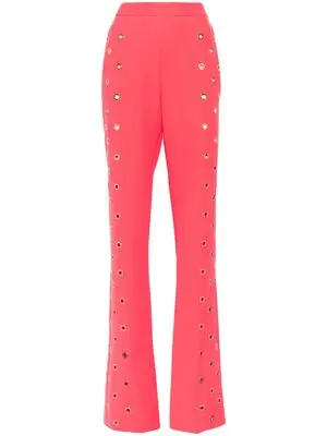 SAIID KOBEISY Metal-ring Tailored Trousers