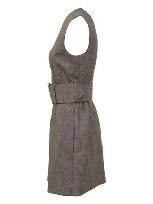 Stella McCartney Belted Mini Dress - Brown