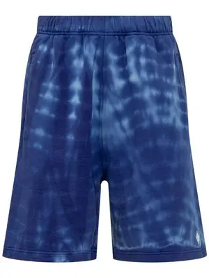 COUNTY OF MILAN Marcelo Burlon Soundwaves Track Shorts - Blue