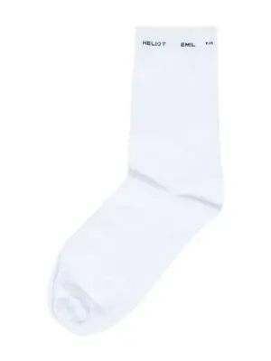 HELIOT EMIL Polarize Mid-calf Socks - White