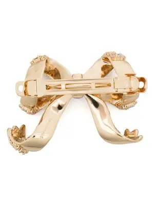 SELF-PORTRAIT Crystal-embellished Bow Hair Clip