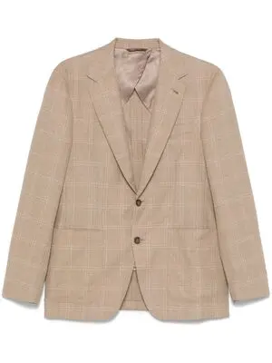 Canali Checked Blazer