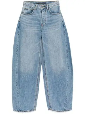 Alexander Wang Rhinestone Embellished Jeans - Blue