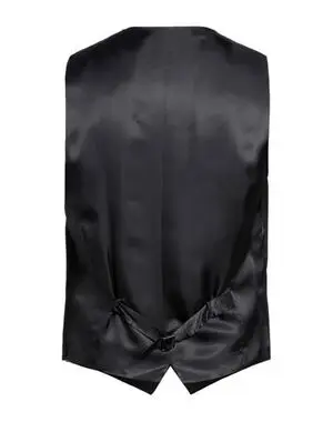 Dolce & Gabbana Tailored Vest In Virgin Wool Blend - Grey