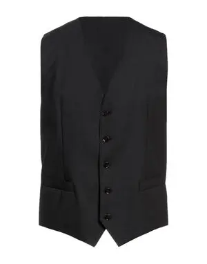 Dolce & Gabbana Tailored Vest In Virgin Wool Blend - Grey