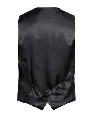 Dolce & Gabbana Tailored Vest In Virgin Wool Blend - Grey