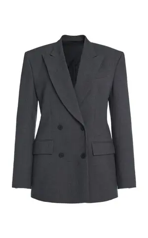 DEL CORE Double-breasted Woven Blazer